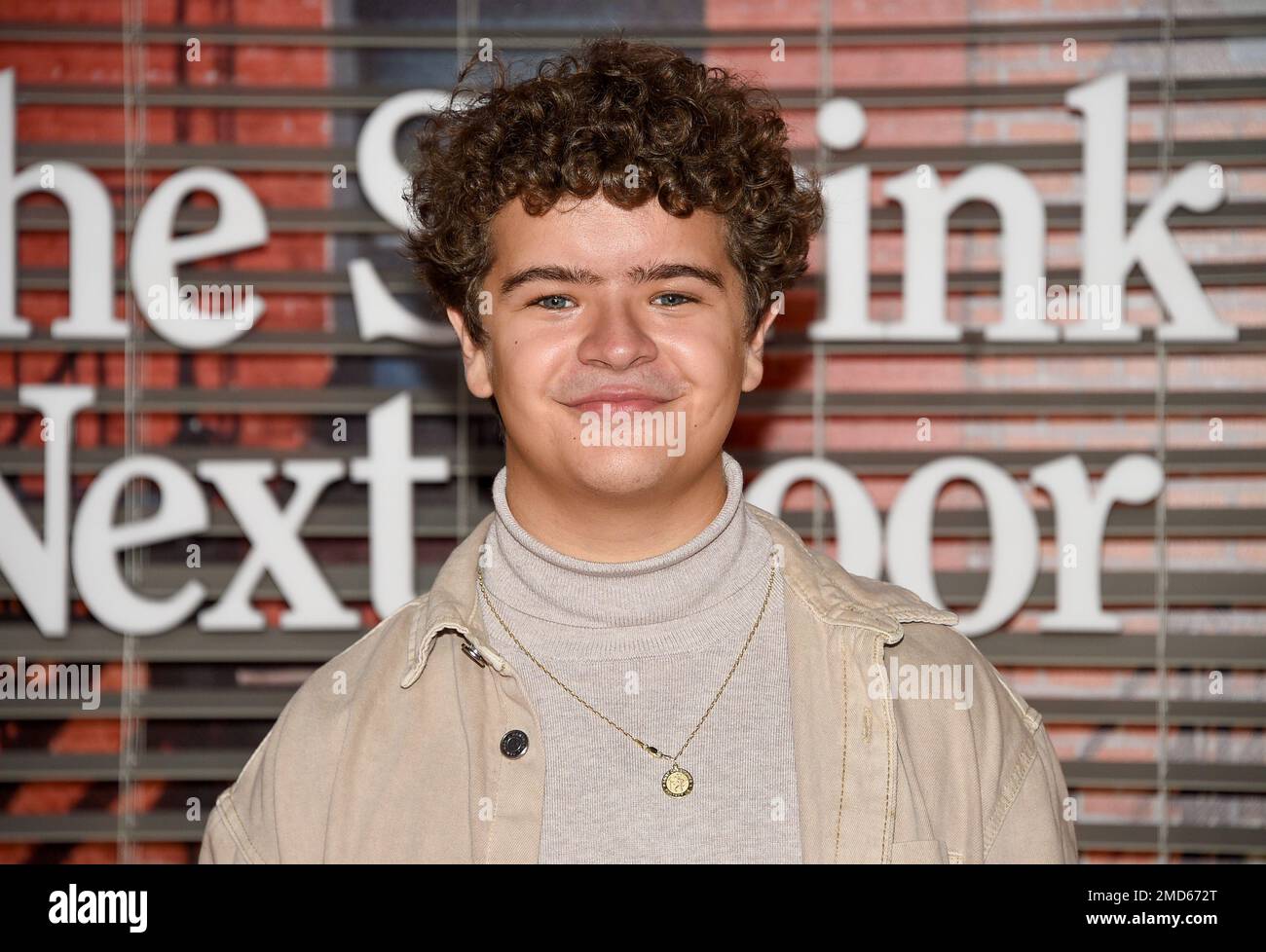 Gaten Matarazzo attends the premiere of Apple TV's "The Shrink Next ...