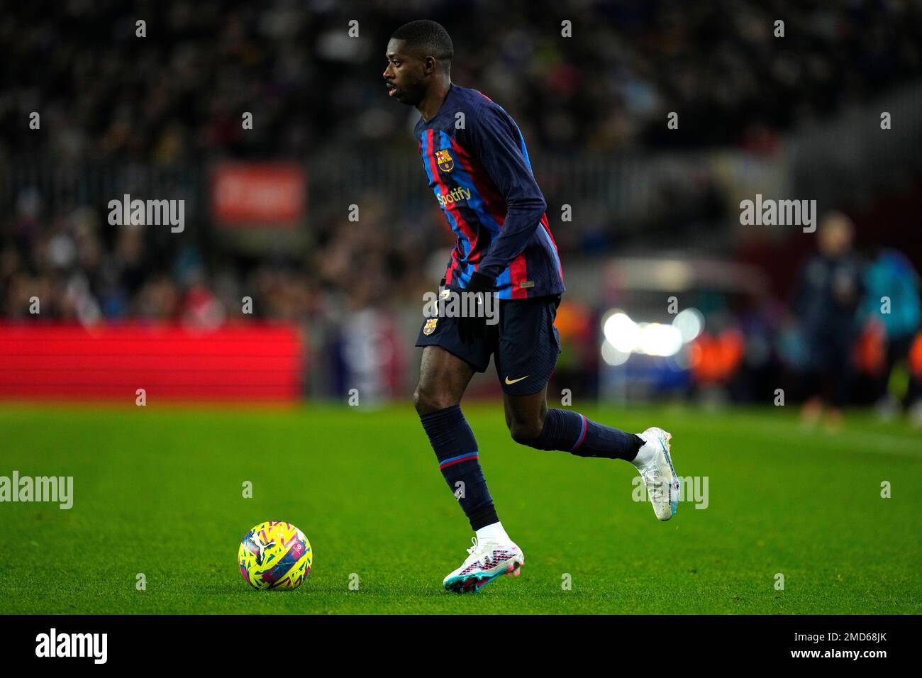 Barcelona, Spain. 22nd Jan, 2023. Ousmane Dembele (FC Barcelona) in ...