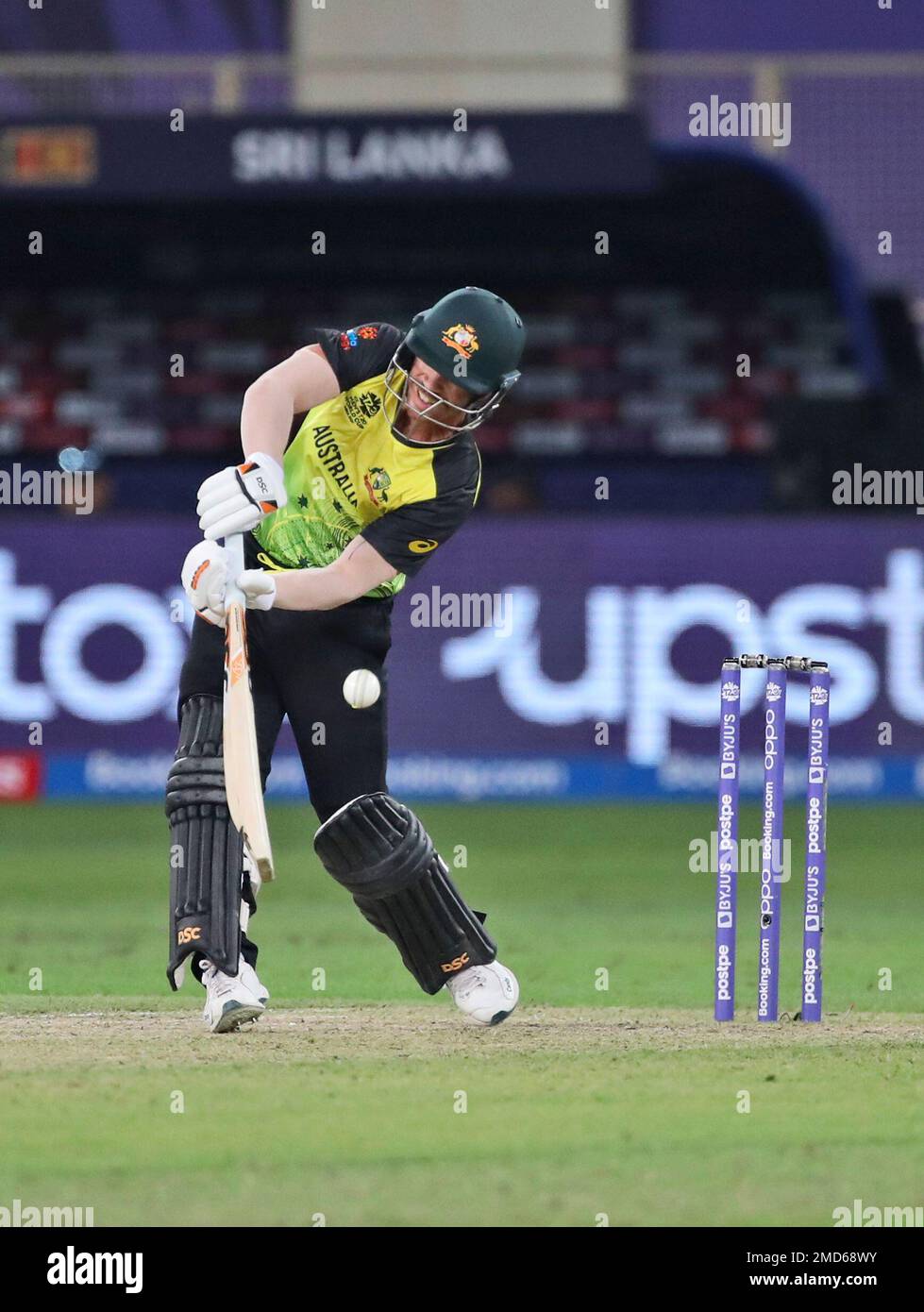 Australia's David Warner plays a shot during the Cricket Twenty20 World ...