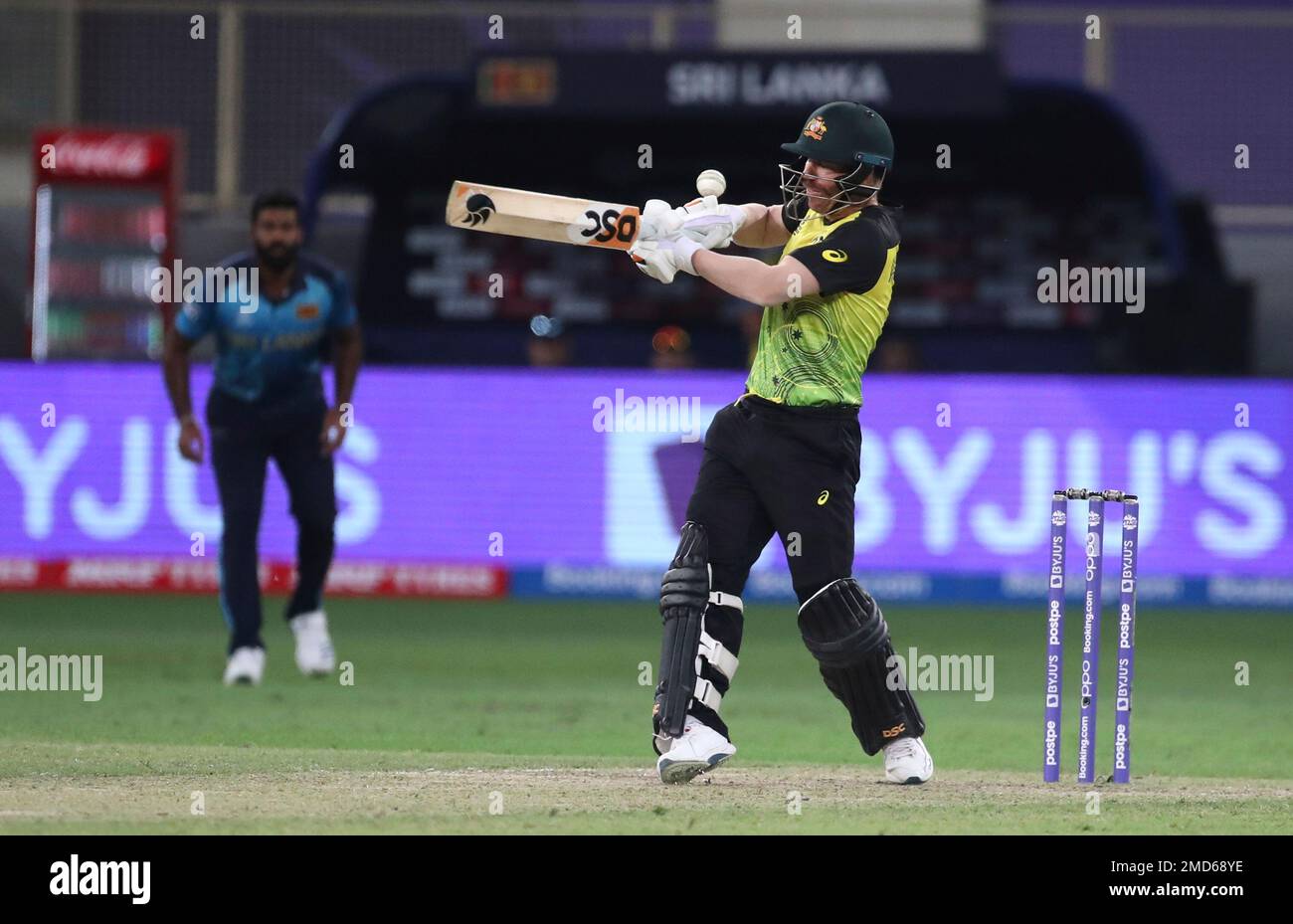 Australia's David Warner plays a shot during the Cricket Twenty20 World ...