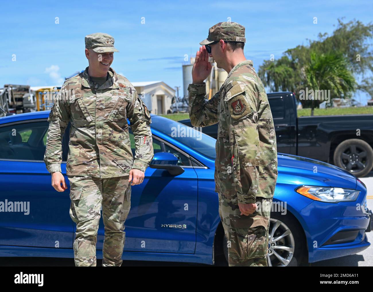 U.S. Air Force Brig. Gen. Paul Birch, commander of the 36th Wing, is ...