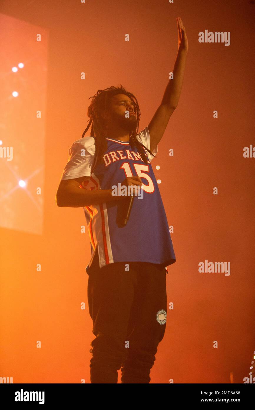 J. Cole performs in concert during his "The Off-Season Tour" at The ...