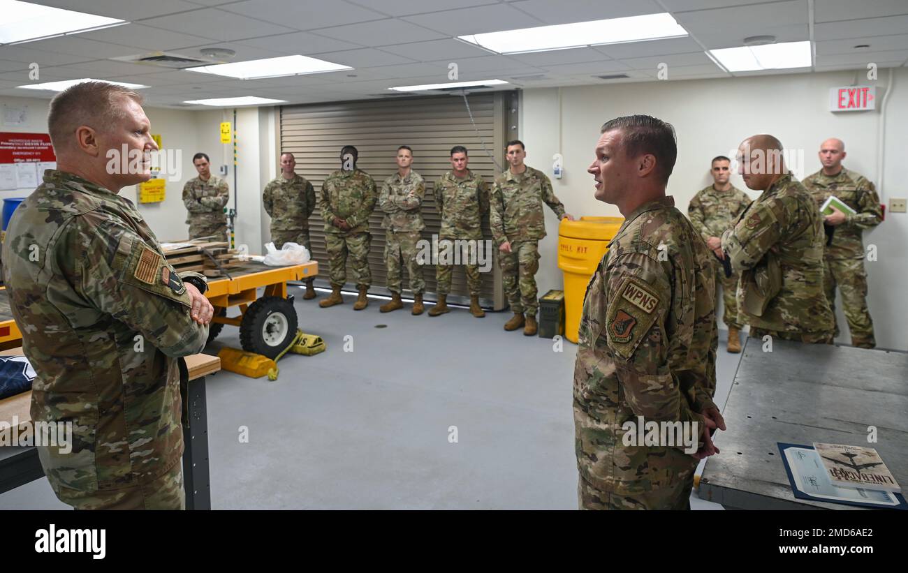 U.S. Air Force Brig. Gen. Paul Birch, commander of the 36th Wing ...