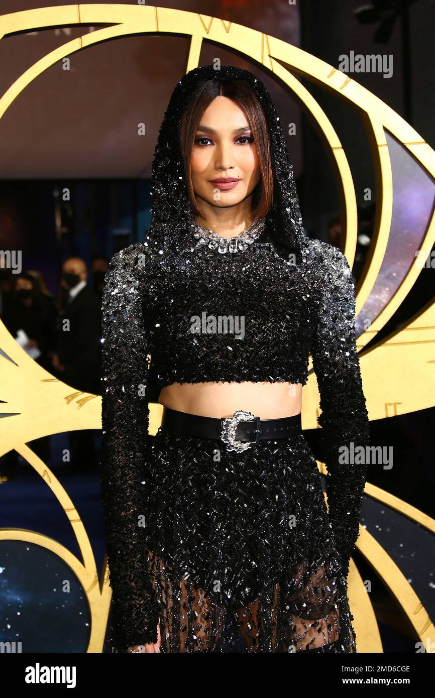 Gemma Chan poses for photographers upon arrival at the premiere of the ...