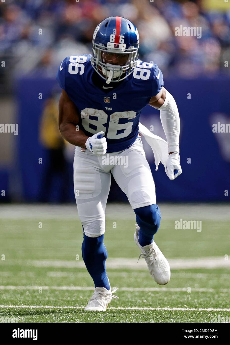 New York Giants wide receiver Darius Slayton (86) runs against the ...