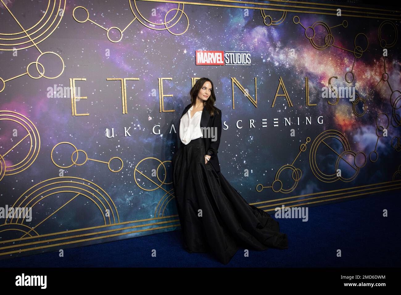 Angelina Jolie poses for photographers upon arrival at the premiere of ...