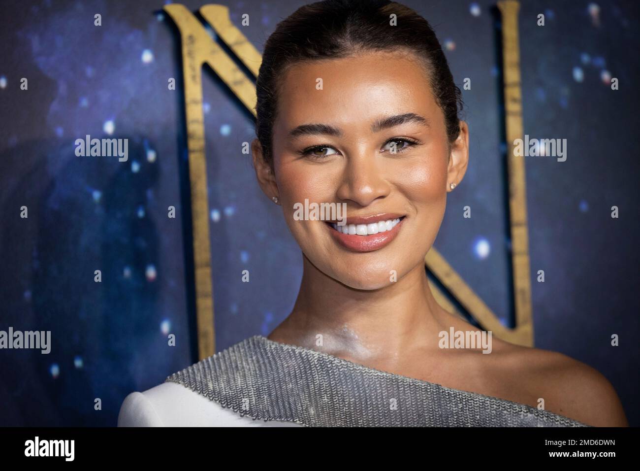 Montana Brown poses for photographers upon arrival at the premiere of ...