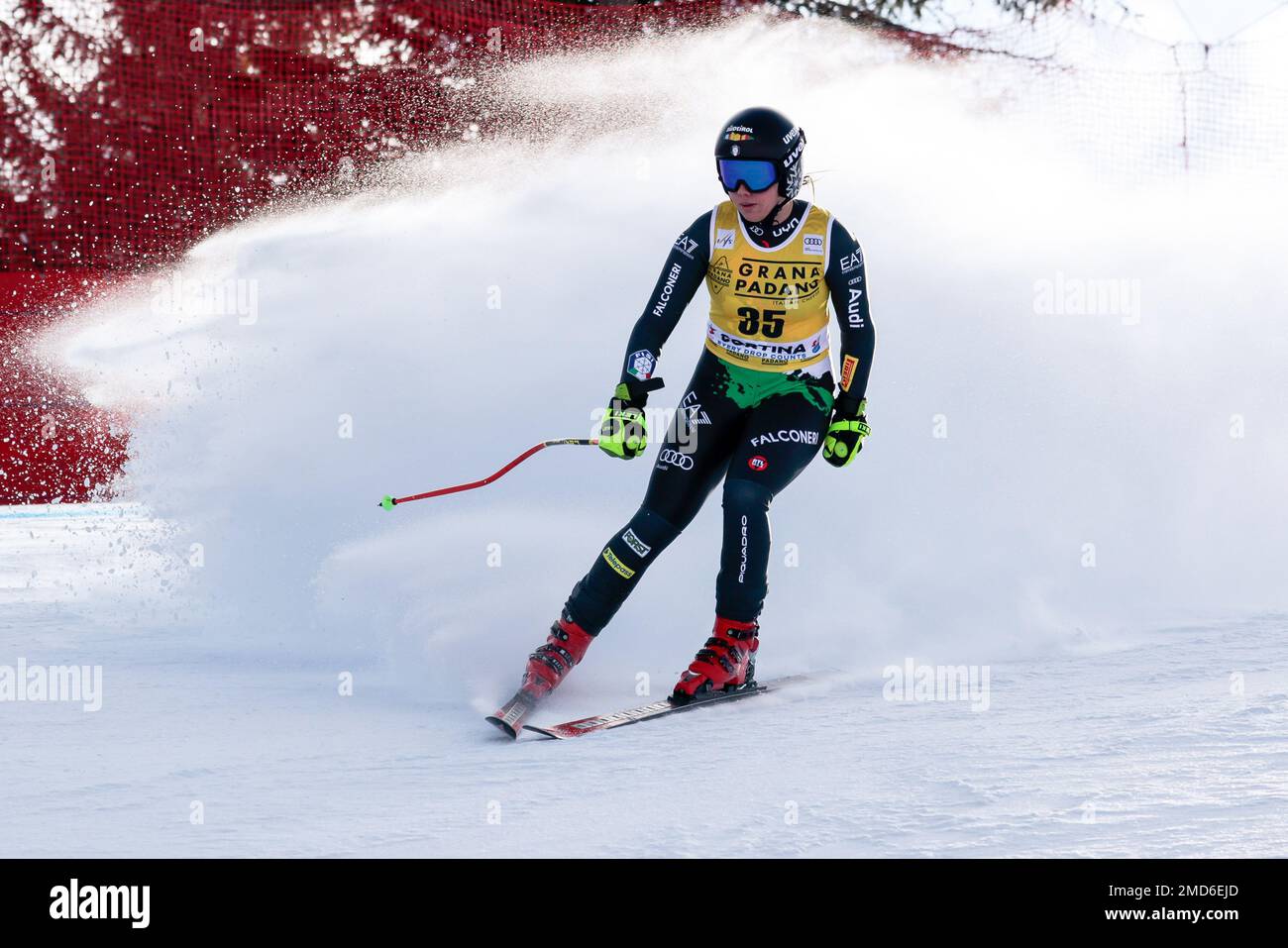 Olympia delle Tofane, Cortina d’Ampezzo, Italy, January 22, 2023 ...