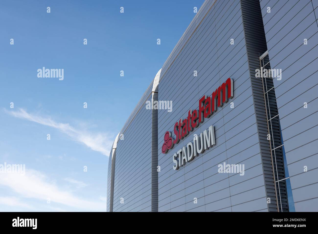 State Farm Stadium in a general outside view before a NFL football game ...