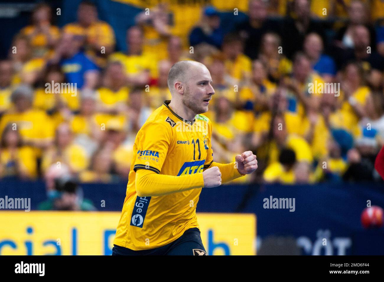 Gothenburg, Sweden. 22nd Jan 2023. Daniel Pettersson celebrates during ...