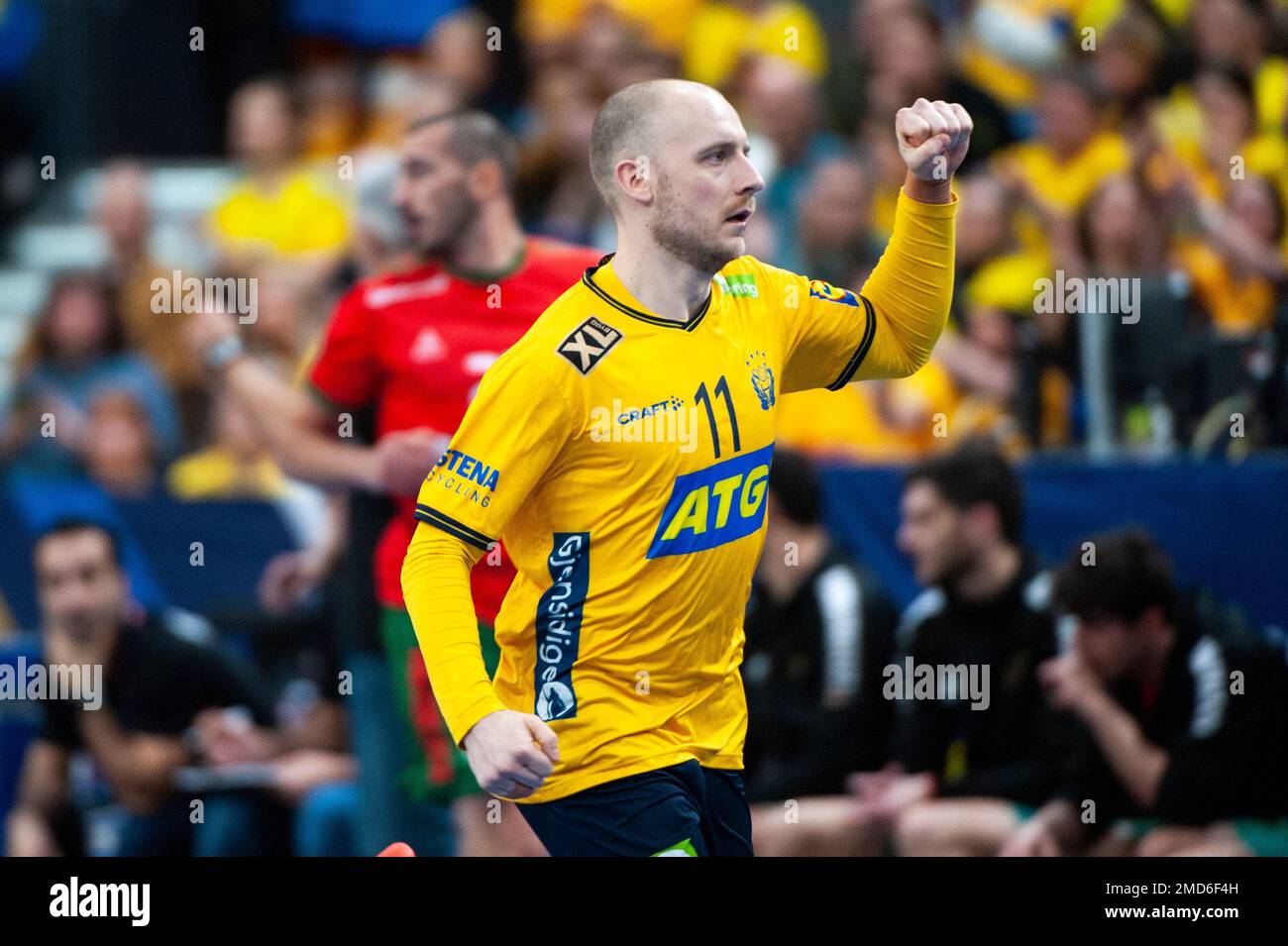 Gothenburg, Sweden. 22nd Jan 2023. Daniel Pettersson celebrates scoring ...