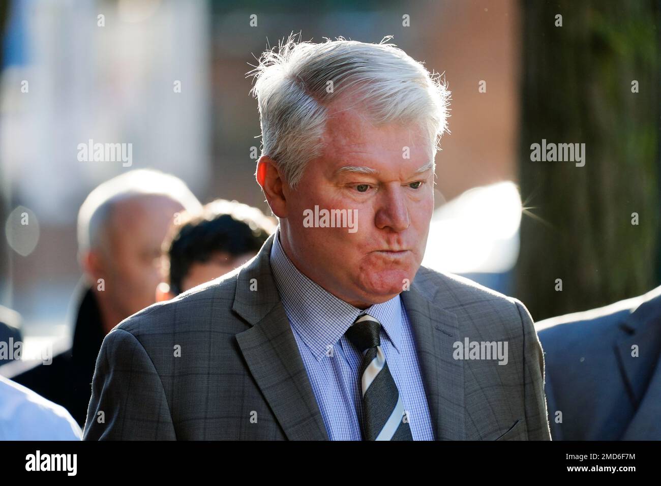 Johnny "Doc" Dougherty walks to the federal courthouse in Philadelphia ...