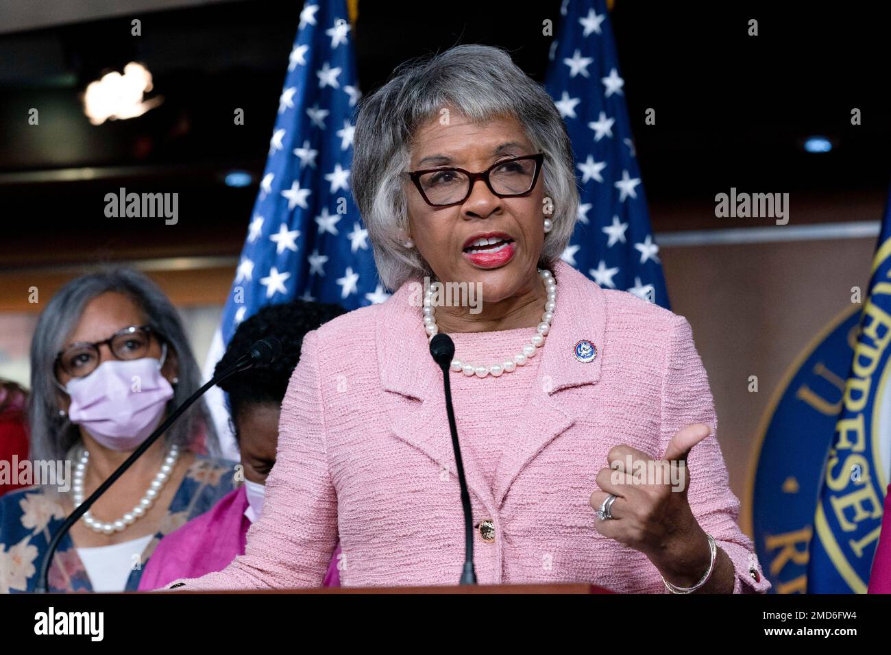 Rep. Joyce Beatty, D-Ohio, Chairwoman of the Congressional Black Caucus ...