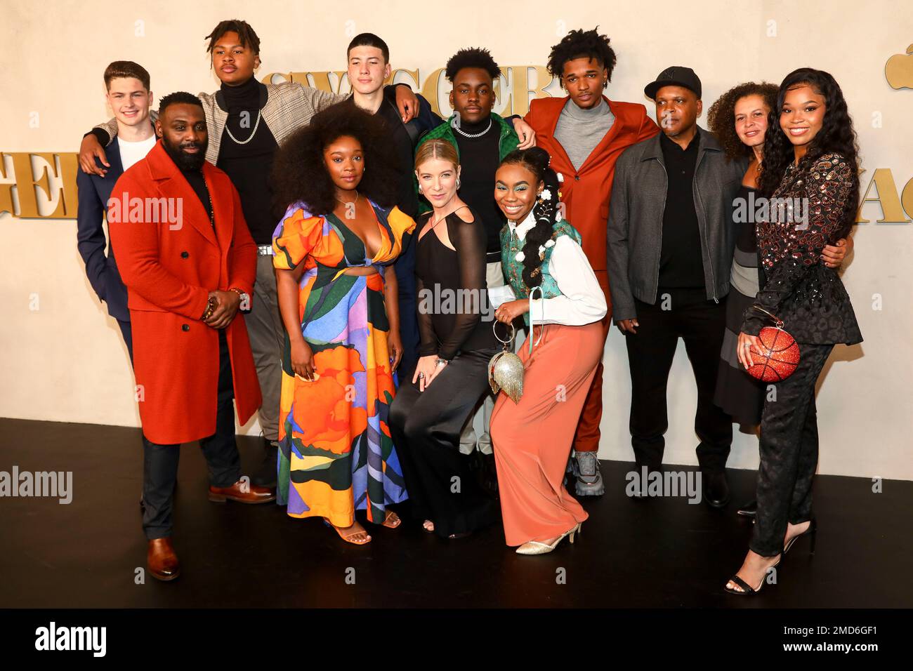 The cast and crew of "Swagger", clockwise from lower left, Sean Baker ...