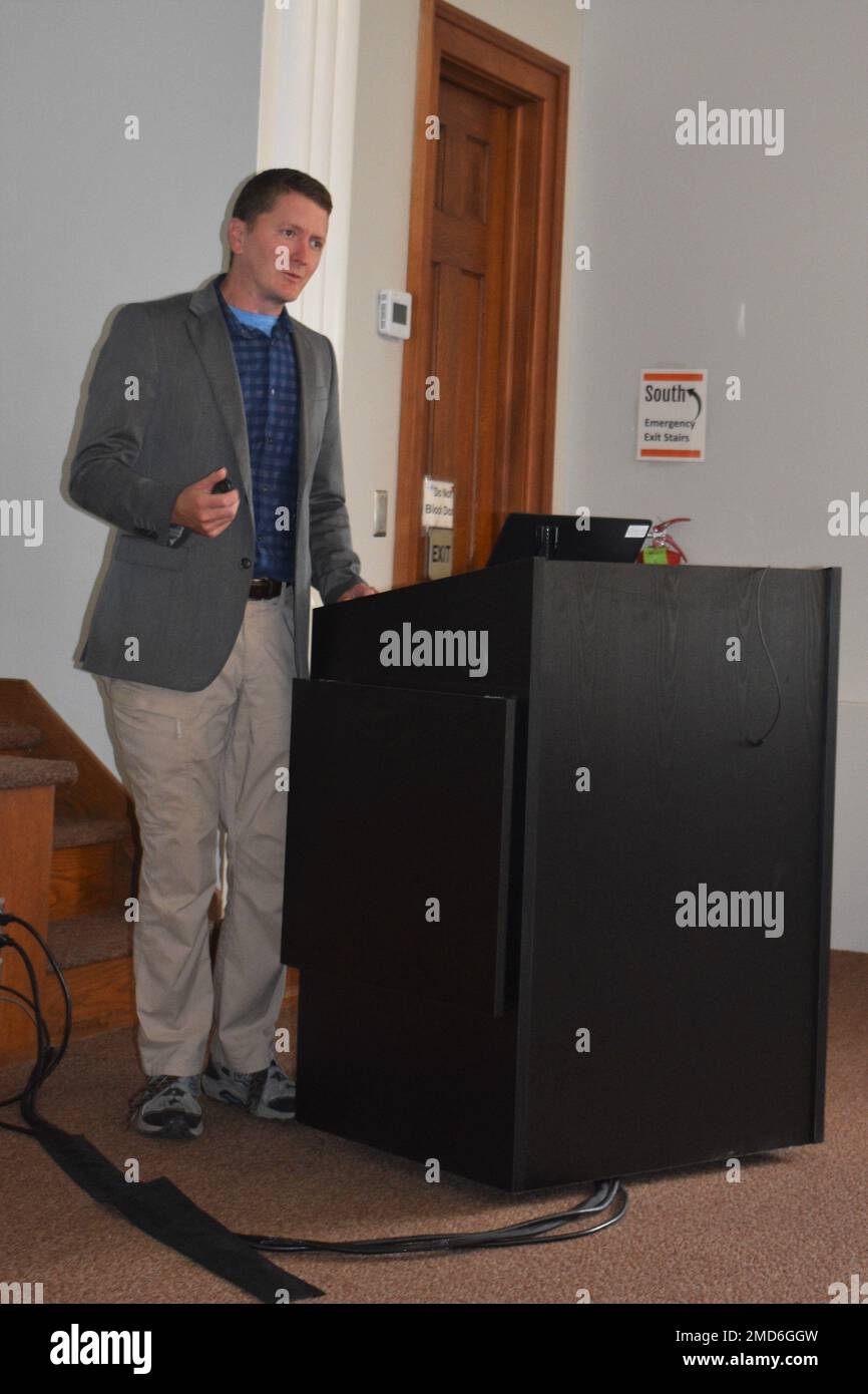 Kevin Braafladt, historian at the U.S. Army Sustainment Command ...