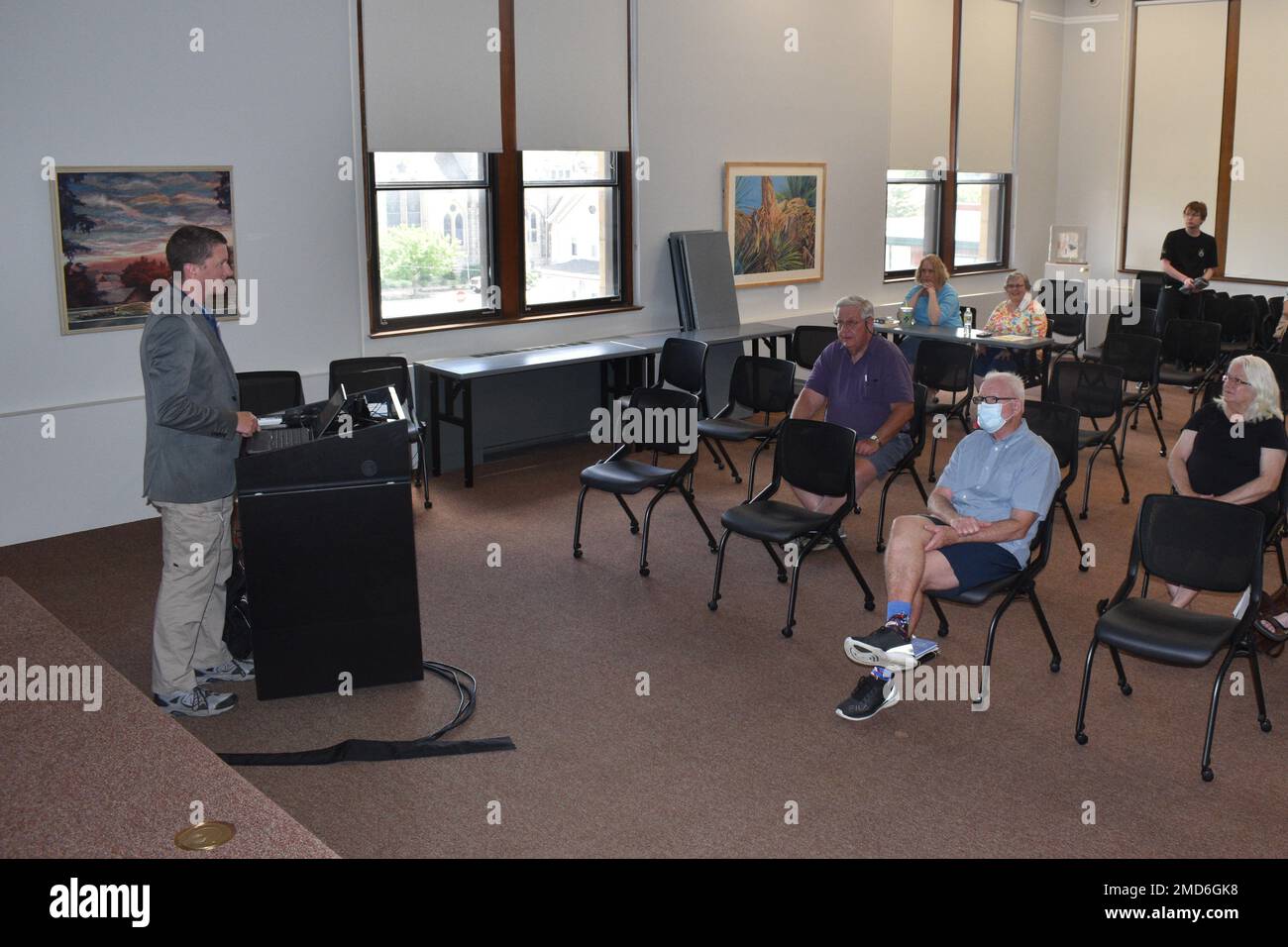 Kevin Braafladt, historian at the U.S. Army Sustainment Command ...