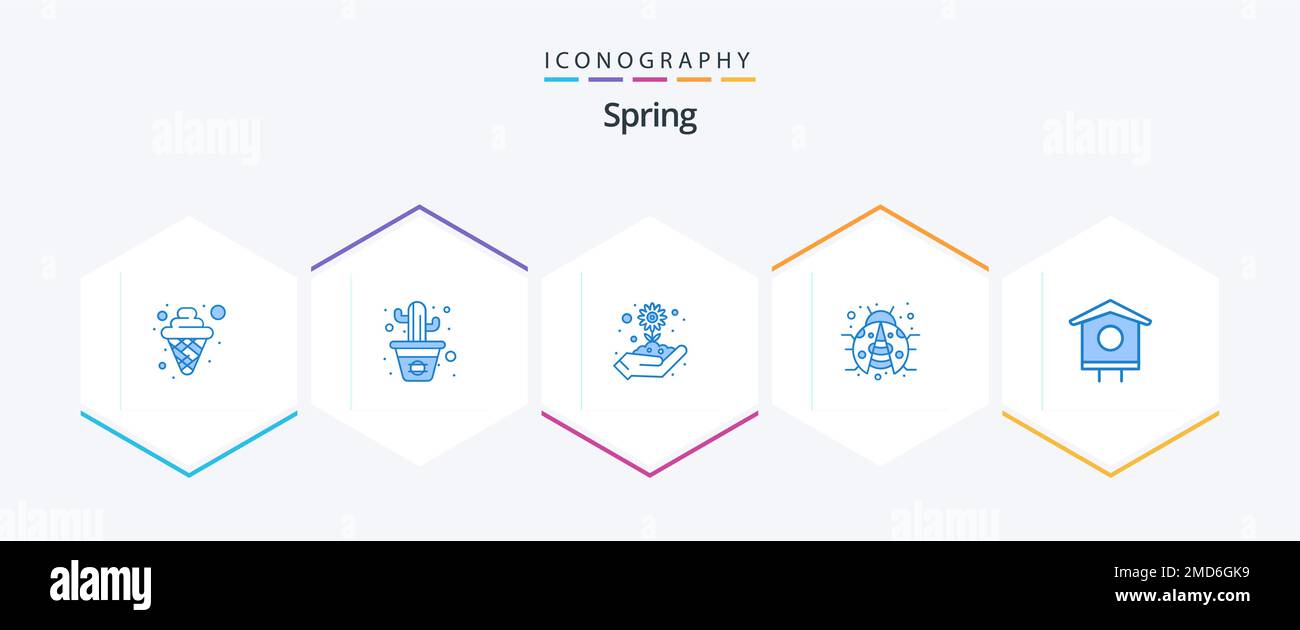 Lady bird blue house Stock Vector Images - Alamy