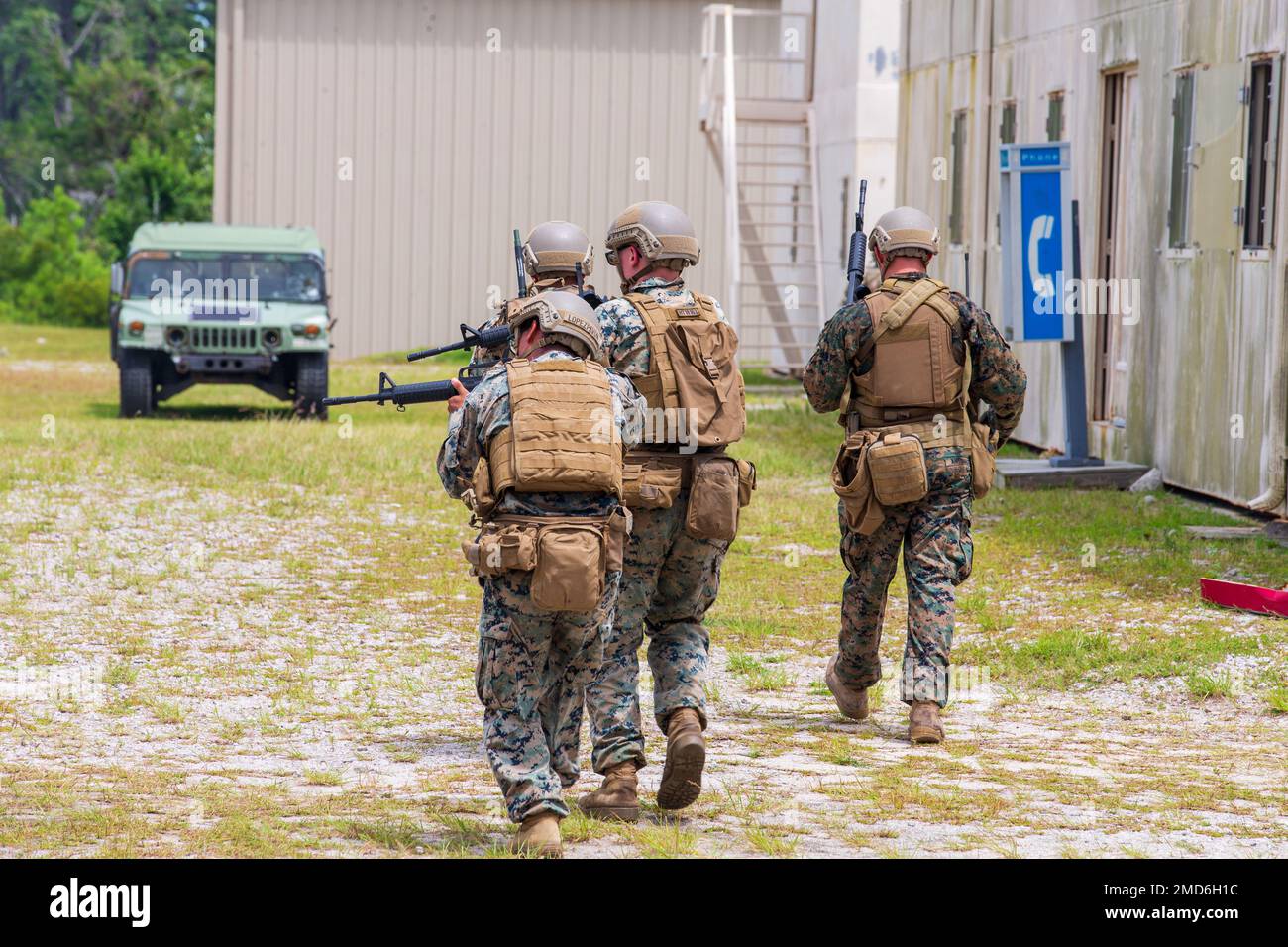 U.S. Marines assigned to 2nd Air Naval Gunfire Liaison Company (2nd ...