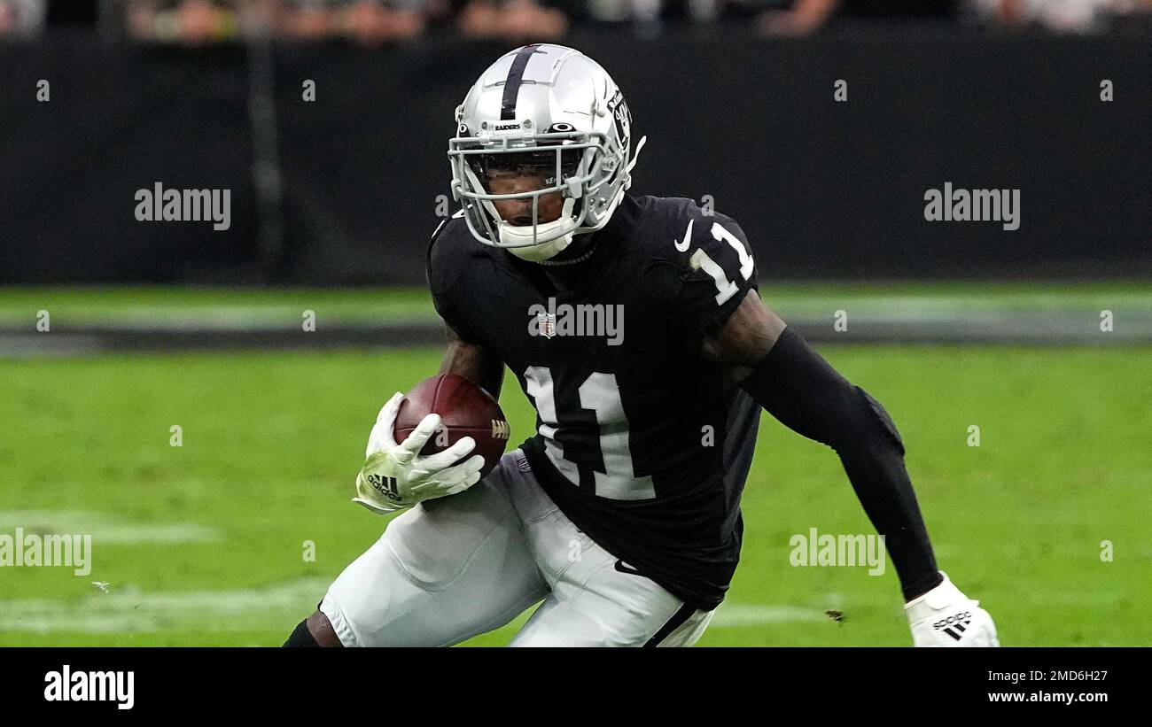 Las Vegas Raiders wide receiver Henry Ruggs III (11) during the second ...