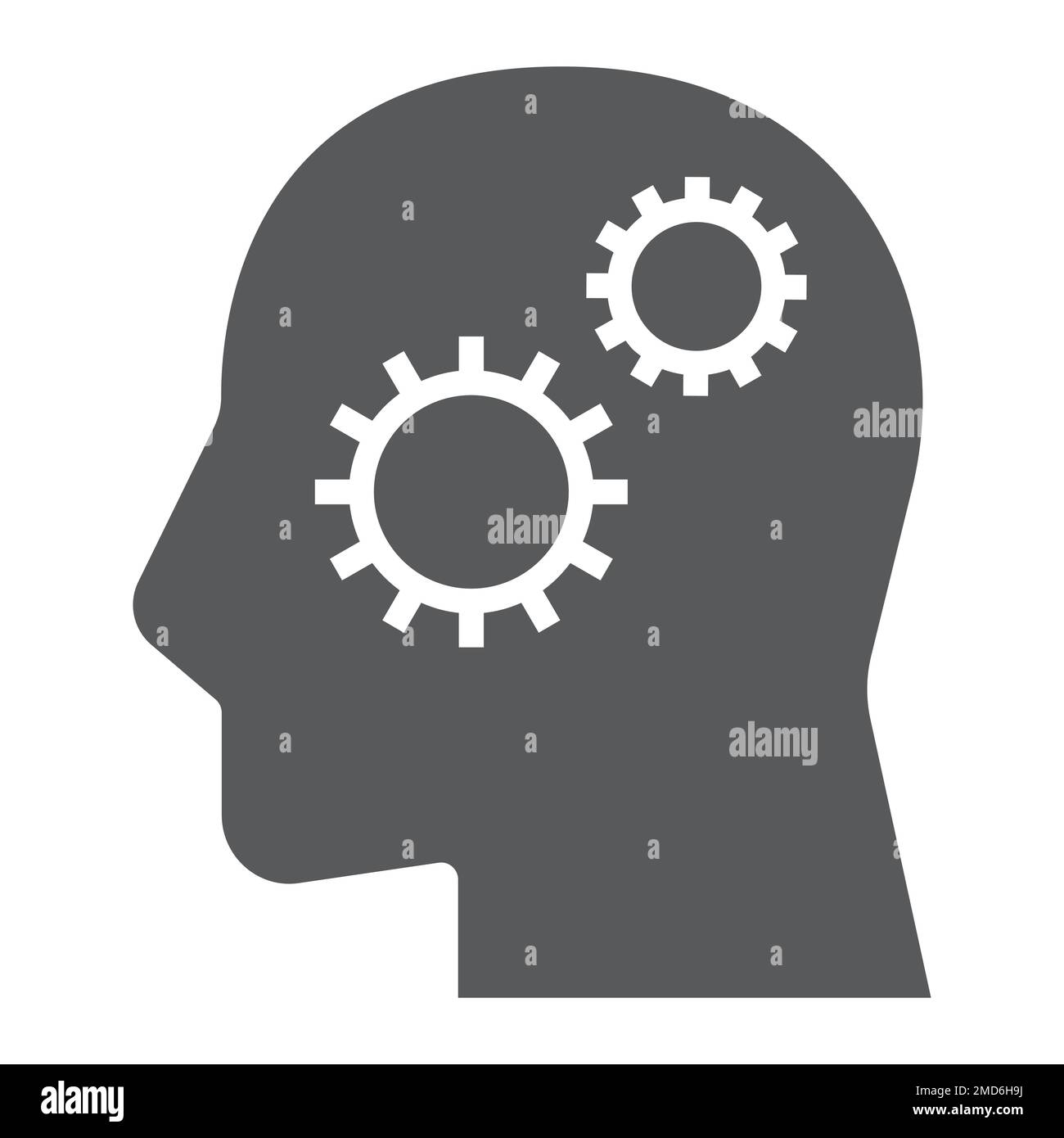 Business Solution glyph icon, development and business, person with ...