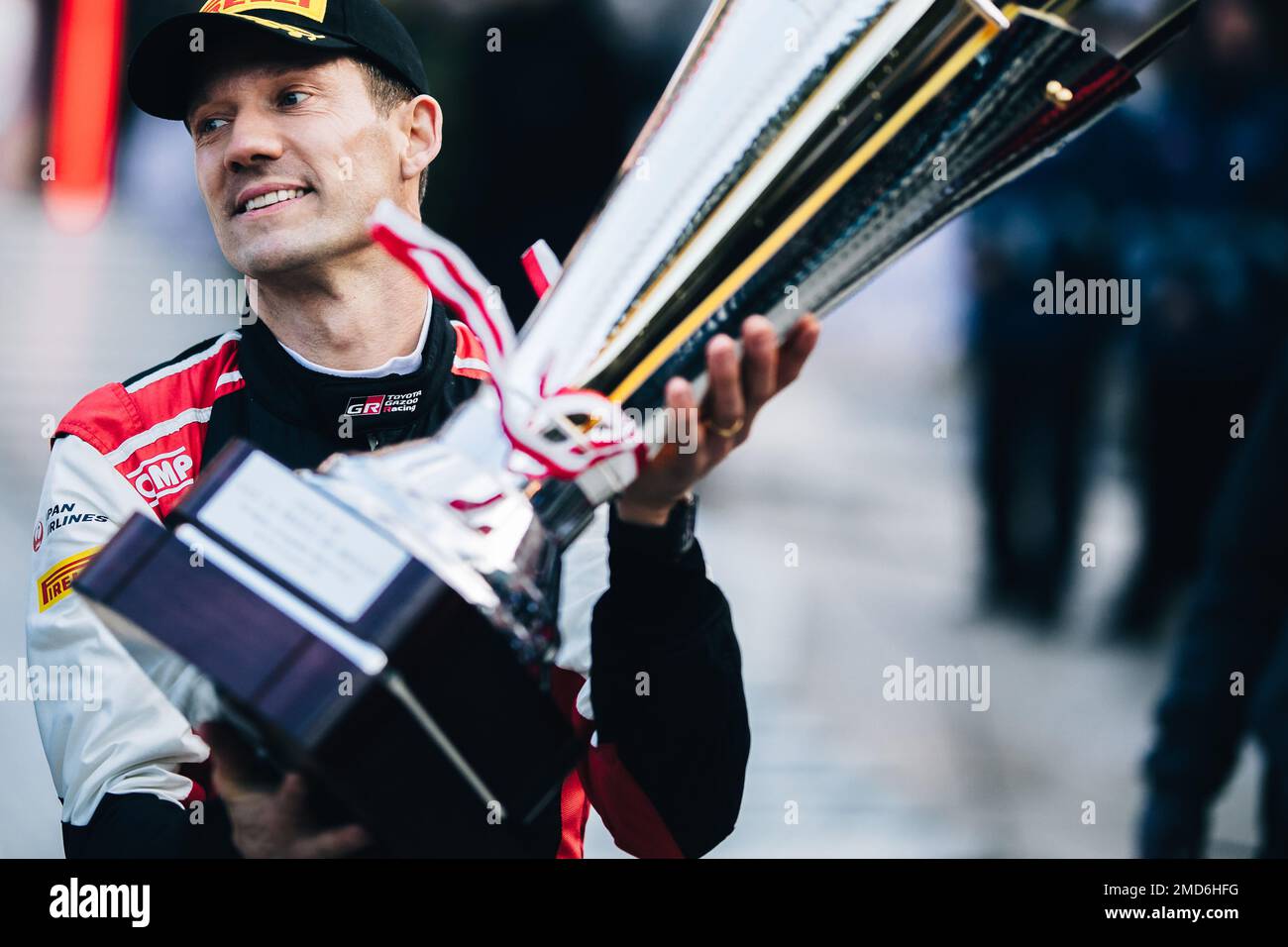 OGIER Sebastien (FRA), TOYOTA GR Yaris Rally1 Hybrid, podium, portrait ...