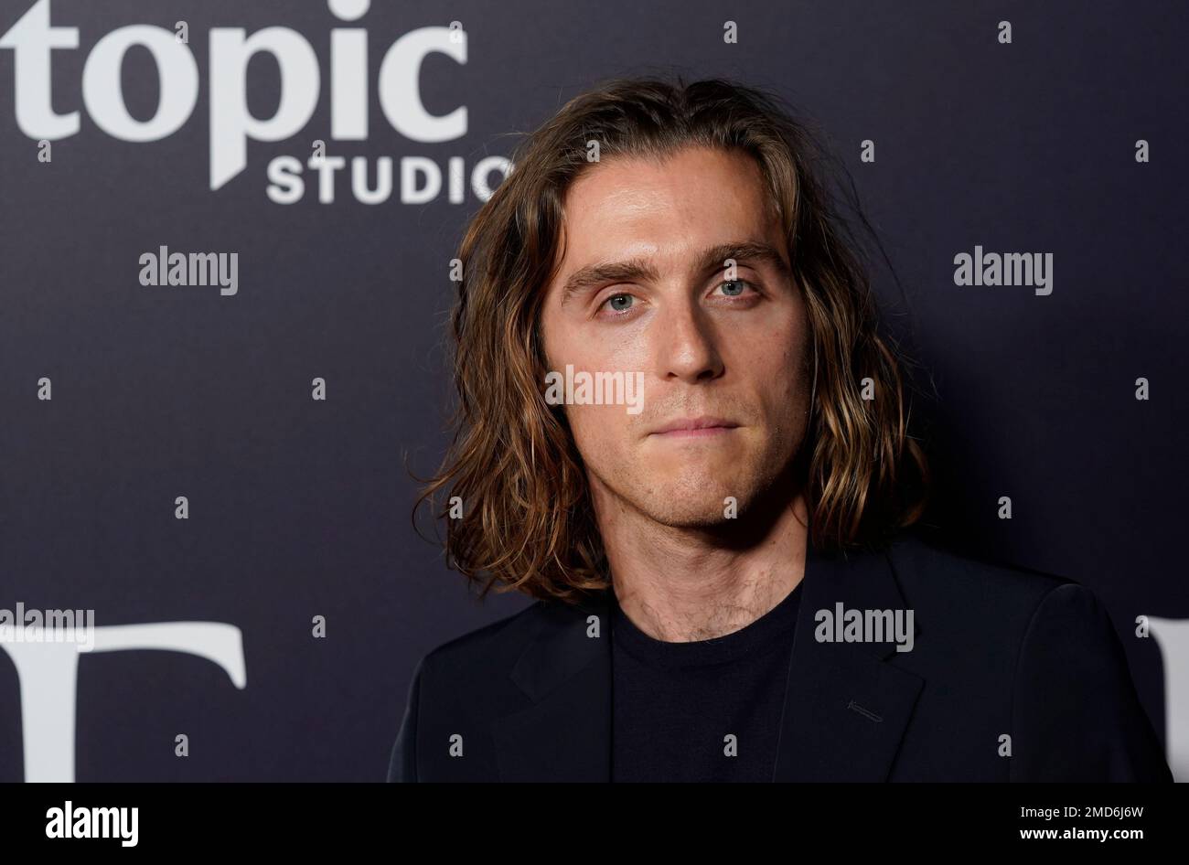 Jack Farthing, a cast member in "Spencer," poses at the premiere of the ...