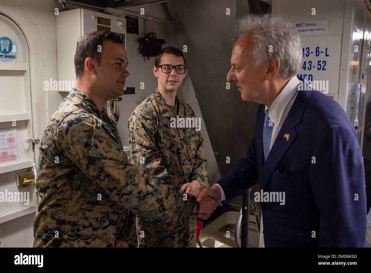 COPENHAGEN, Denmark (JULY 15, 2022) Alan Leventhal, U.S. ambassador to ...