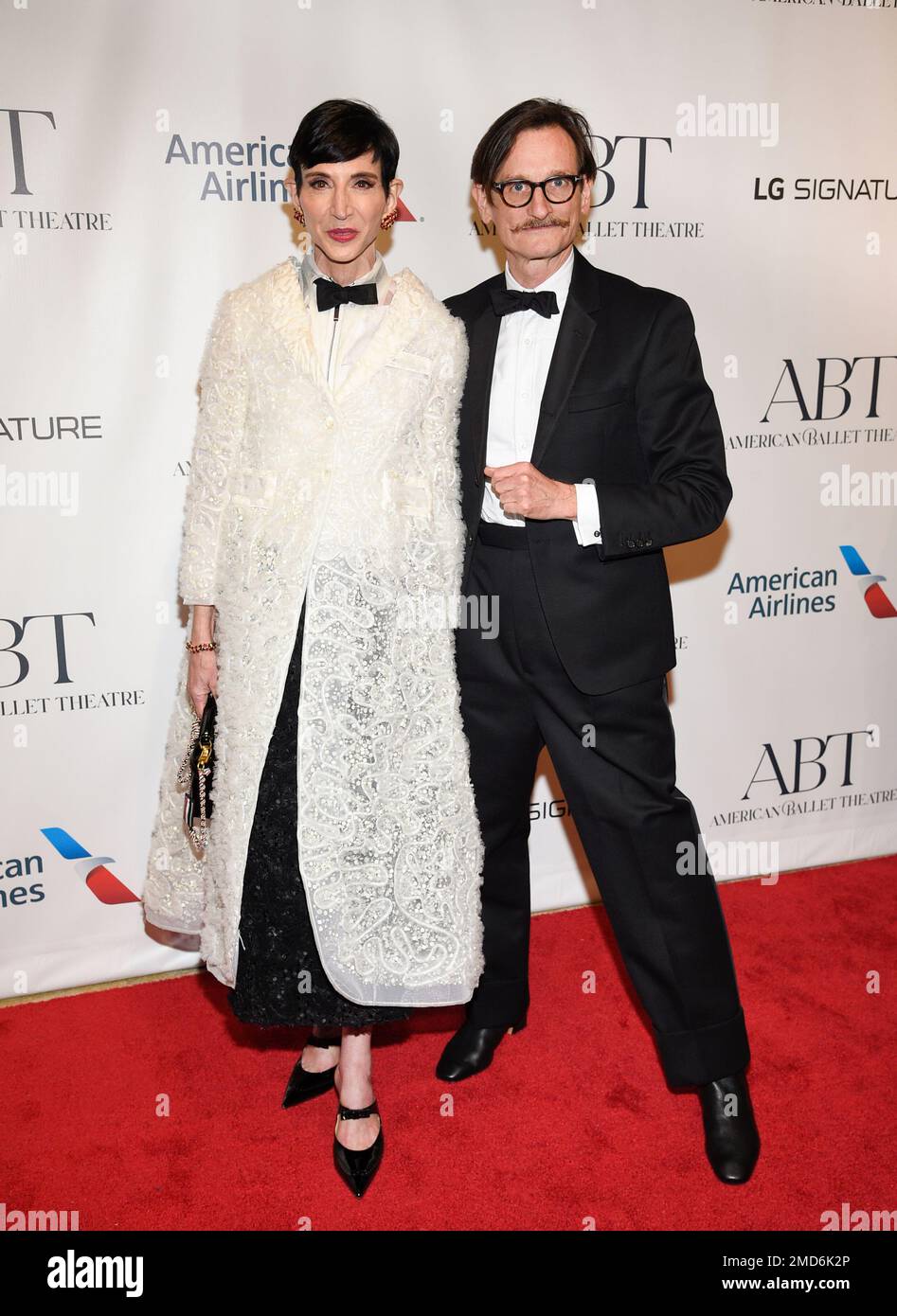 Amy Fine Collins, left, and Hamish Bowles attend the American Ballet ...