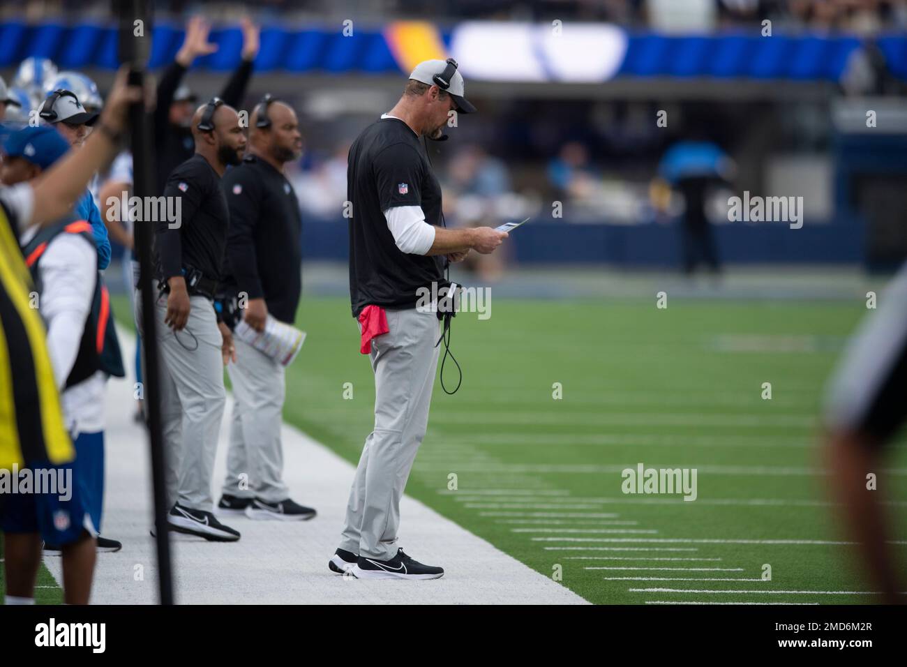 Detroit Lions head coach Dan Campbell during an NFL Professional ...