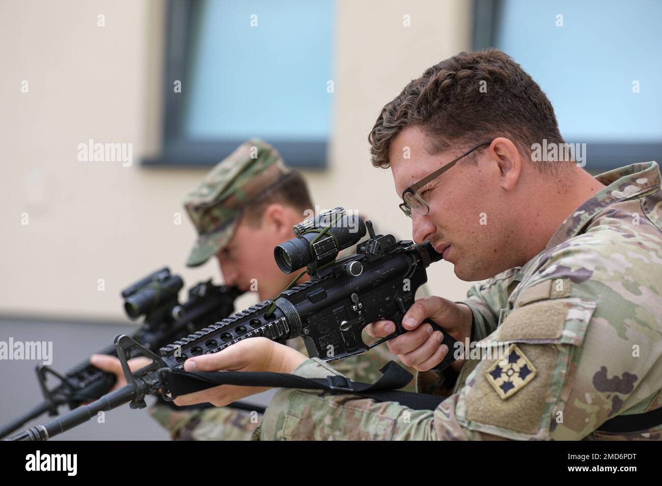 U.S. Army Staff Sgt. John Swistak, assigned to 1st Battalion, 68th ...
