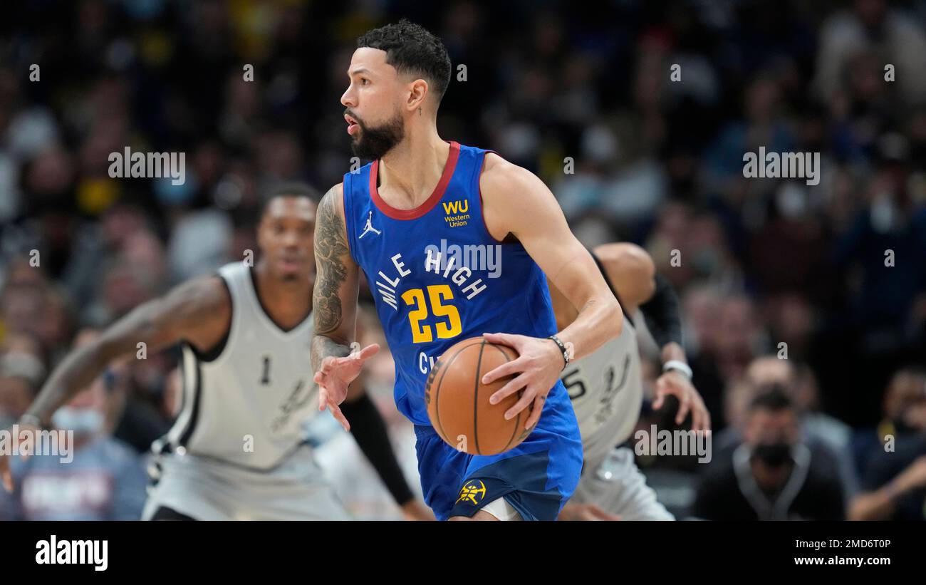 Denver Nuggets guard Austin Rivers (25) in the first half of an NBA ...