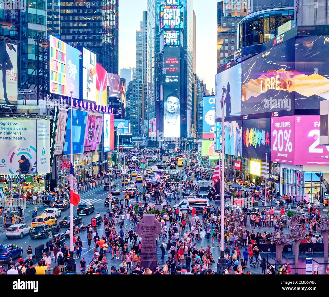 NEW YORK CITY - September 11, 2022: New York City is the most populous ...