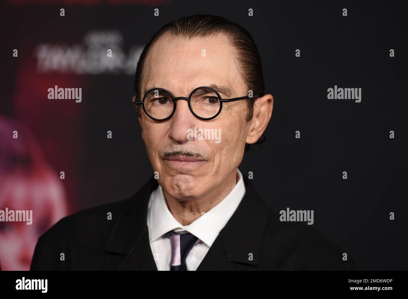 Ron Mael arrives at the premiere of "Last Night in Soho" on Monday, Oct ...