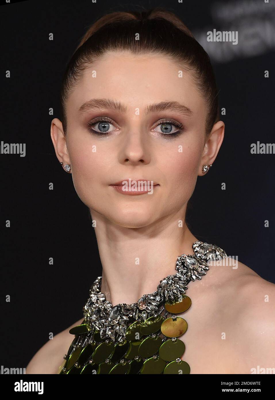 Thomasin McKenzie arrives at the premiere of "Last Night in Soho" on ...