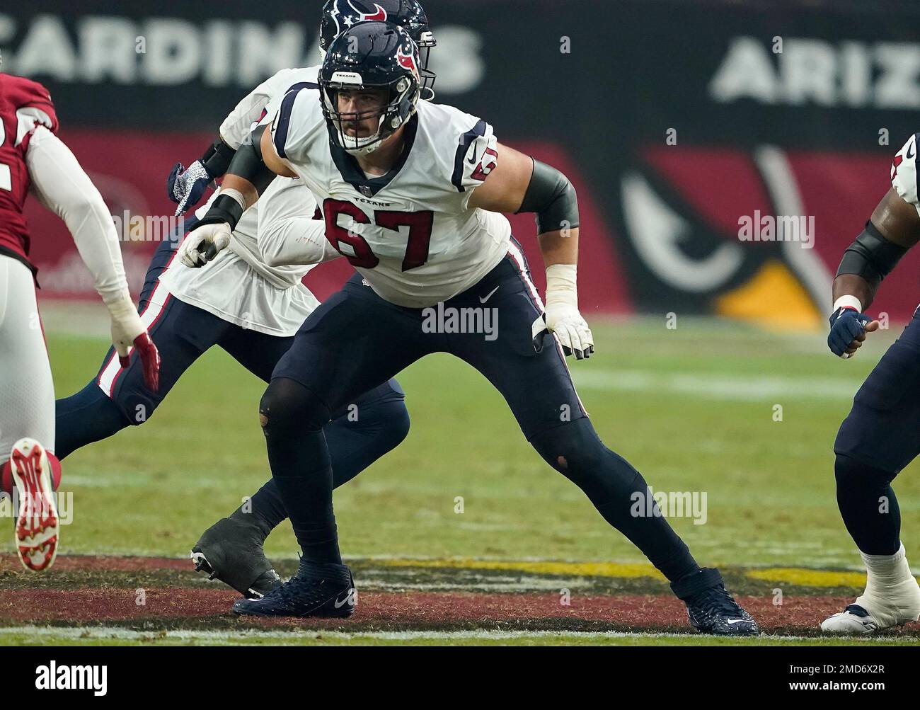 Houston Texan lineman Charlie Heck (67) during the second half of an ...
