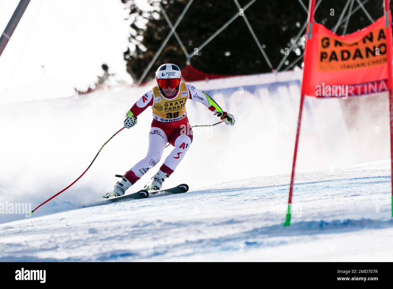 Olympia delle Tofane, Cortina d’Ampezzo, Italy, January 22, 2023 ...
