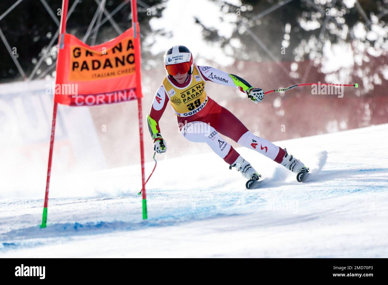 Olympia delle Tofane, Cortina d’Ampezzo, Italy, January 22, 2023 ...