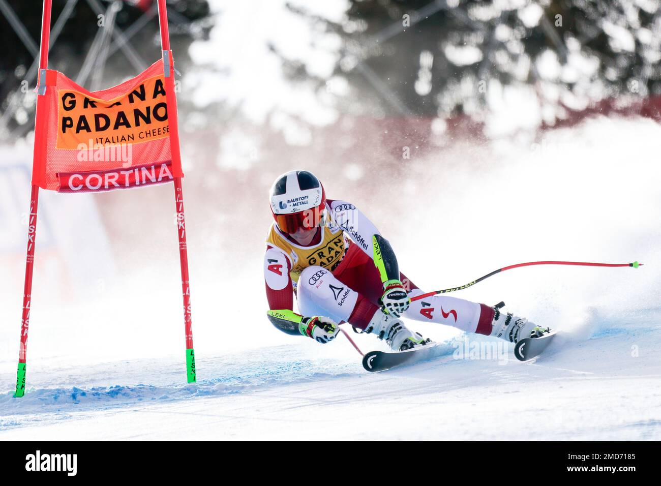 Olympia delle Tofane, Cortina d’Ampezzo, Italy, January 22, 2023 ...