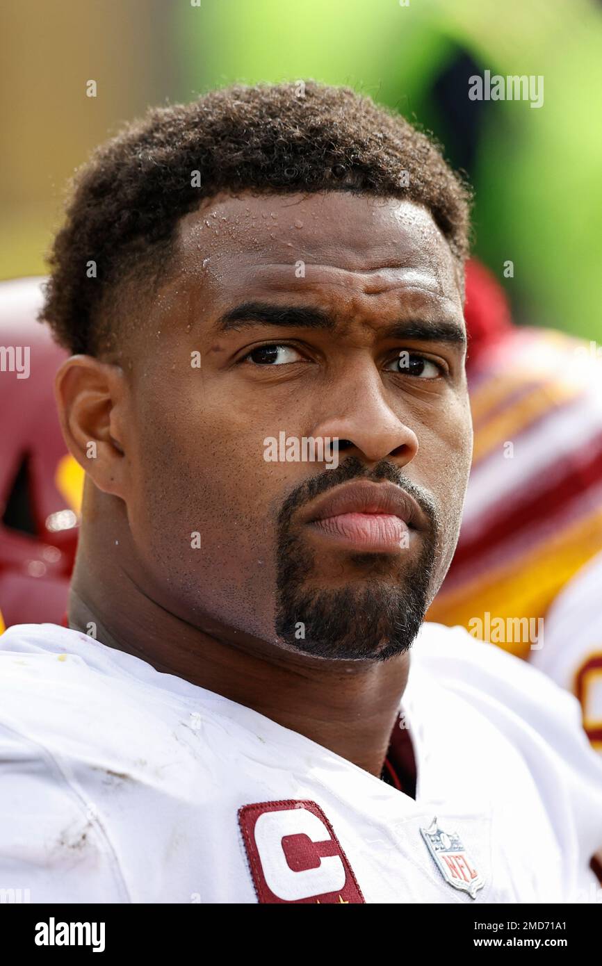 Washington Football Team defensive tackle Jonathan Allen (93) looks on ...
