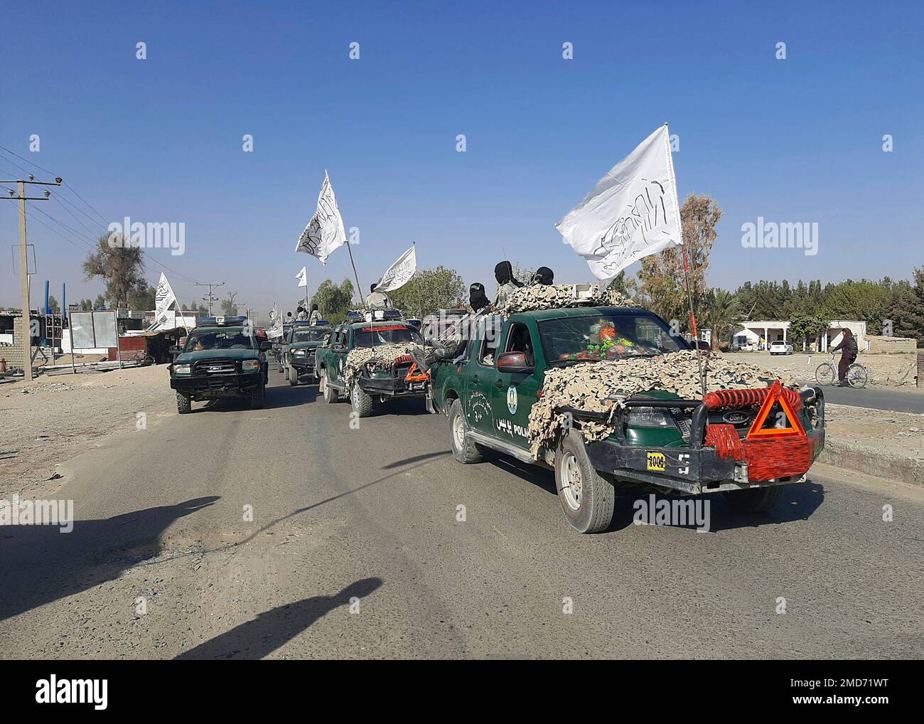 Taliban border fighters patrol after a three-week training program in ...