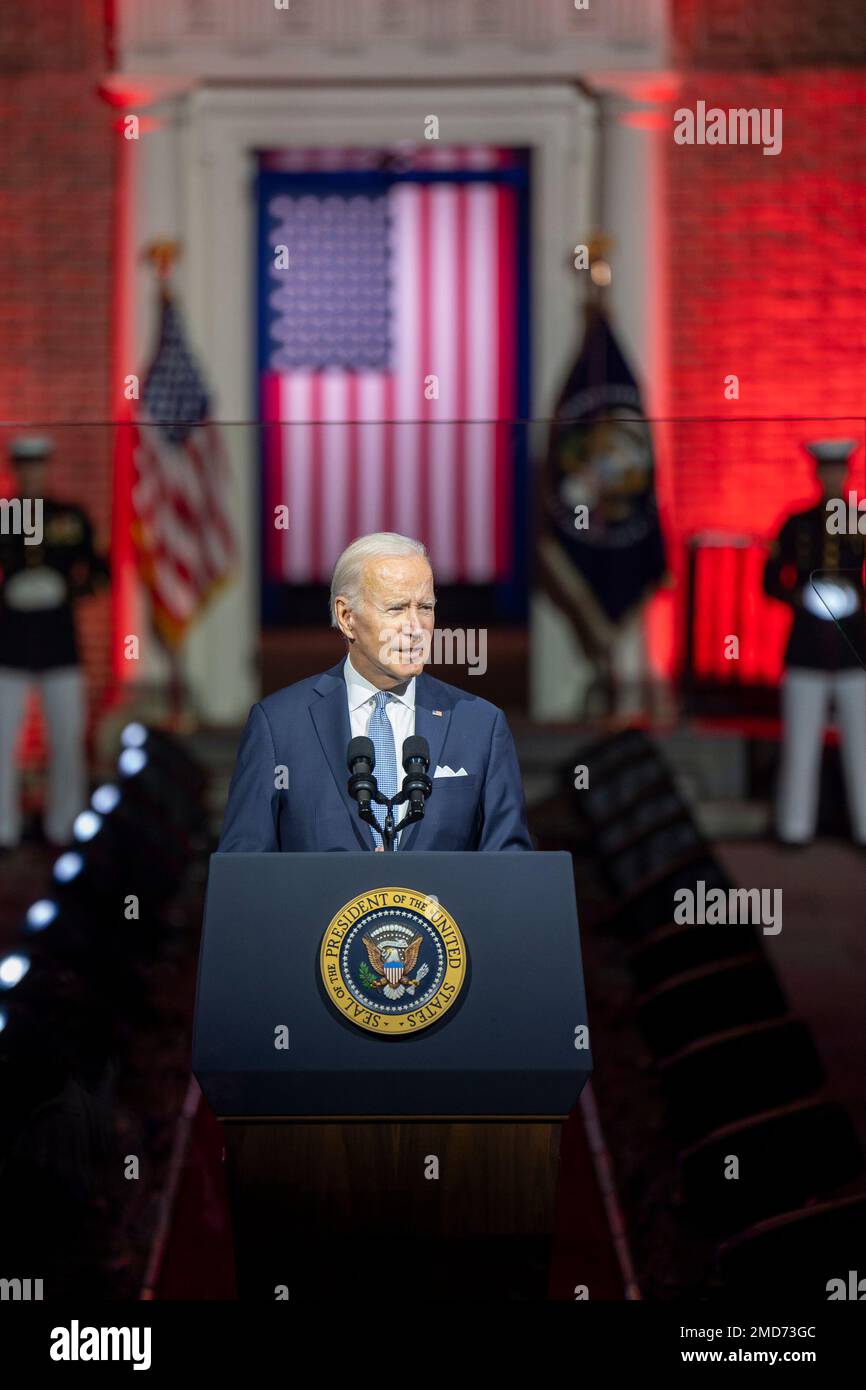 Reportage: President Joe Biden delivers remarks on the soul of the ...