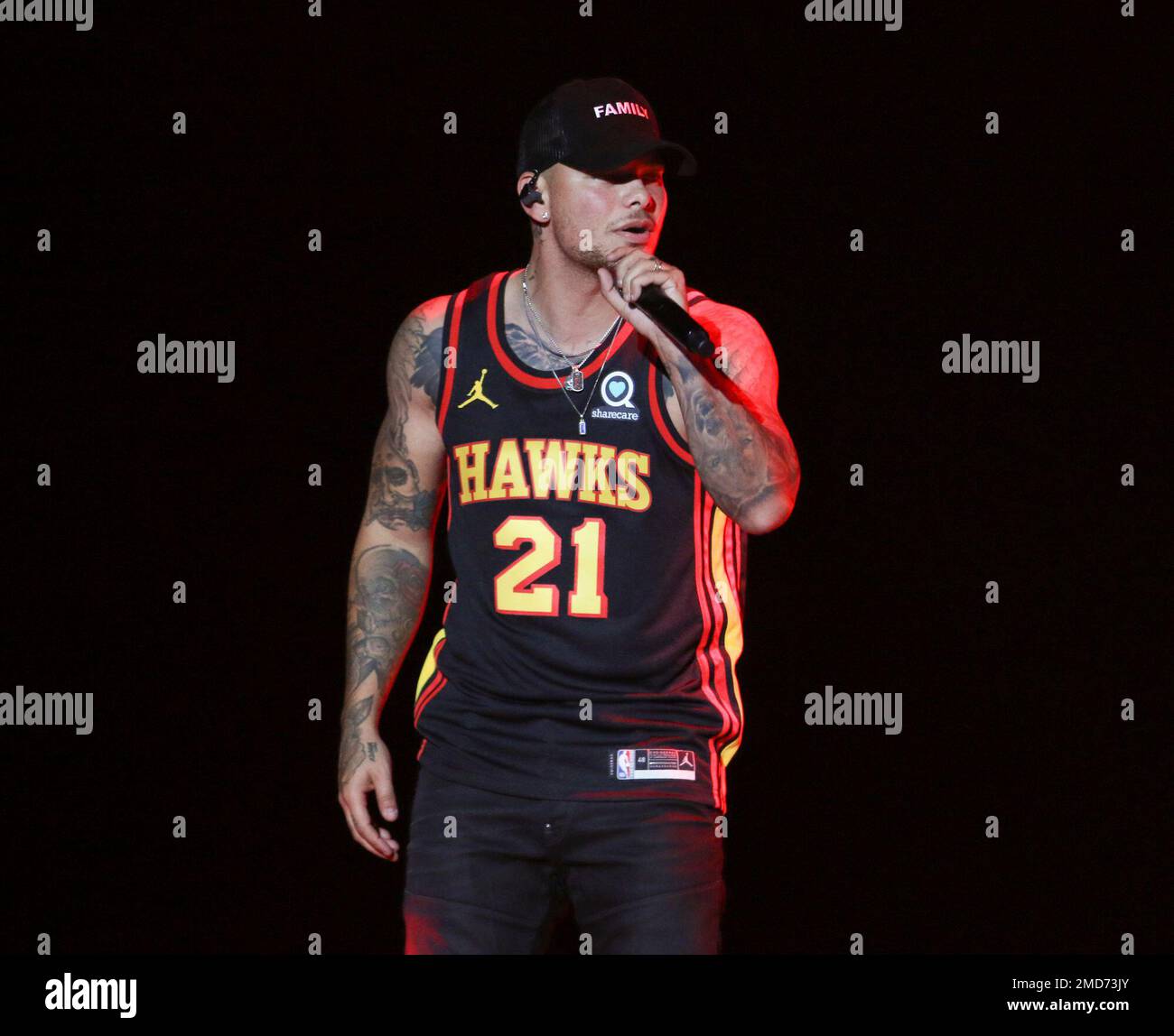 Kane Brown Performs during the Blessed & Free Tour at State Farm Arena ...