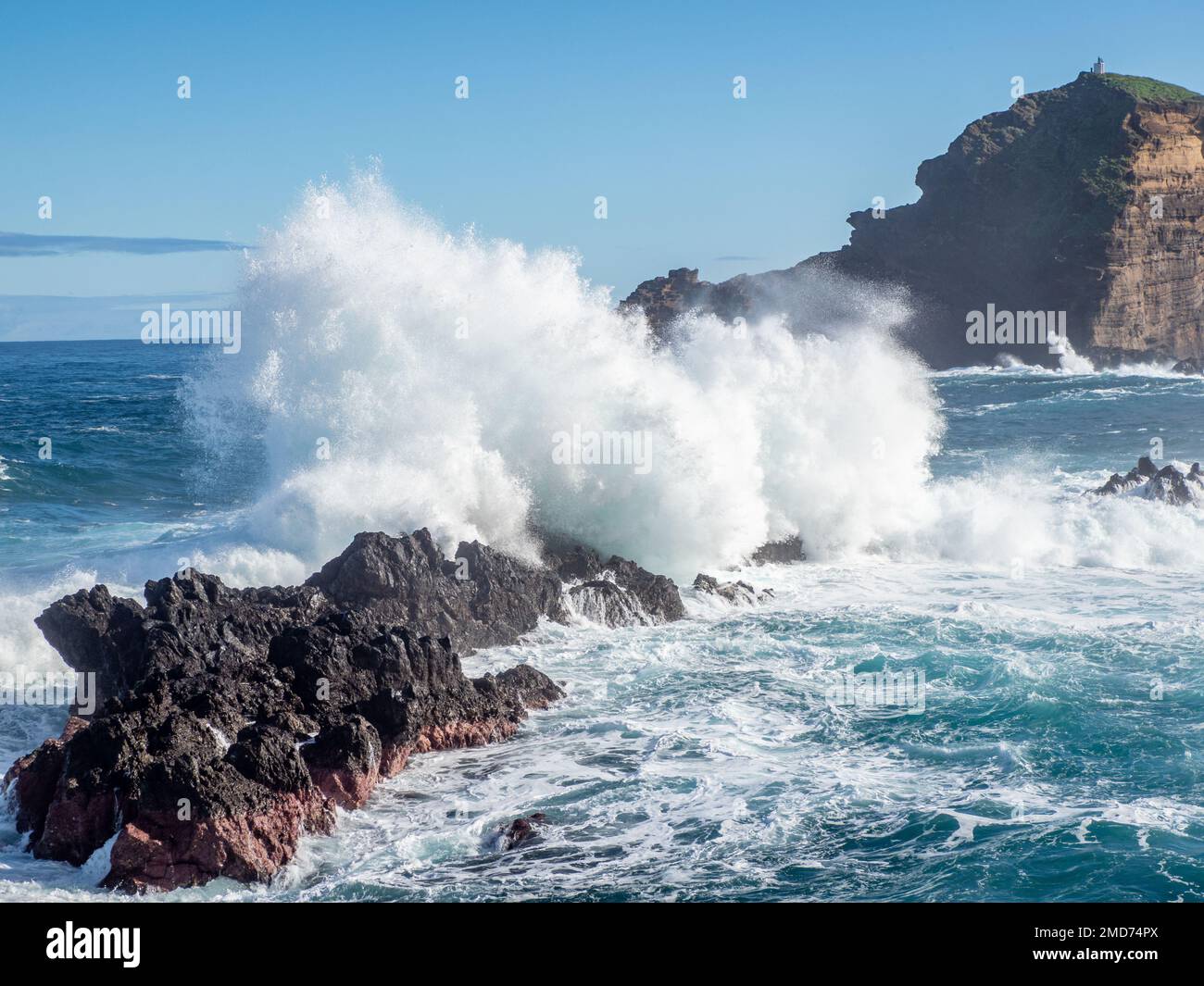 The natural swimming pools of Porto Moniz, saltwater pools created in ...