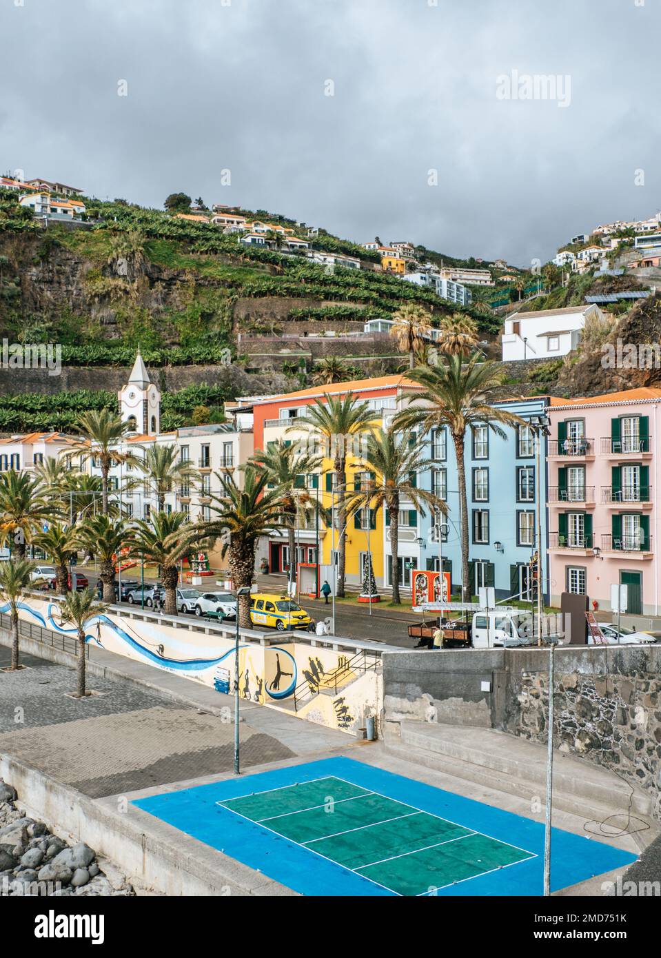 Ponta do Sol village, a municipality in the southwestern coast of the ...