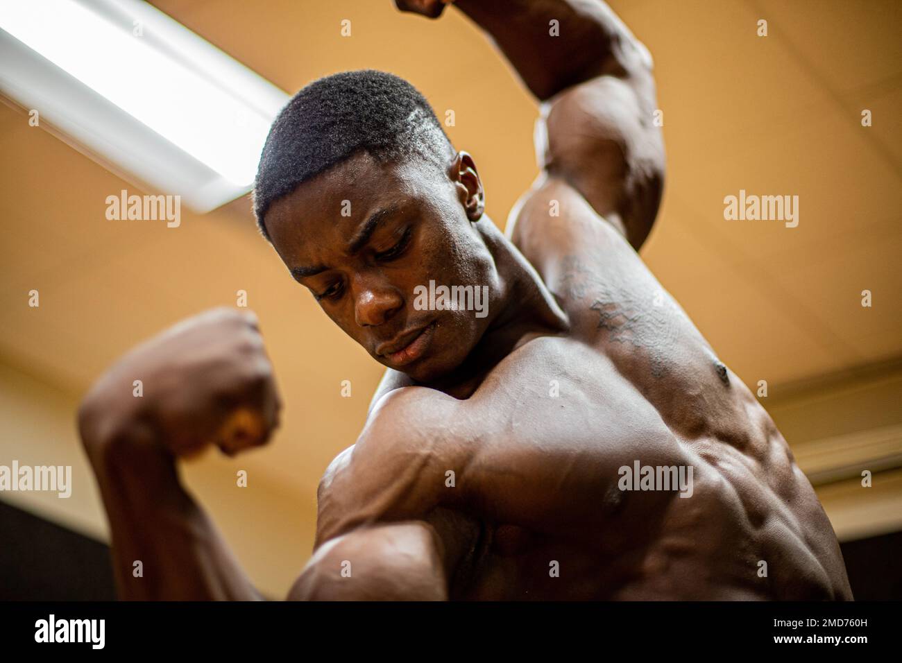 U.S. Marine Corps Cpl. Jason Joseph, a military police officer with ...