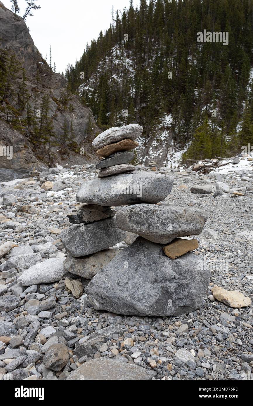 rock pile in the mountains Stock Photo - Alamy