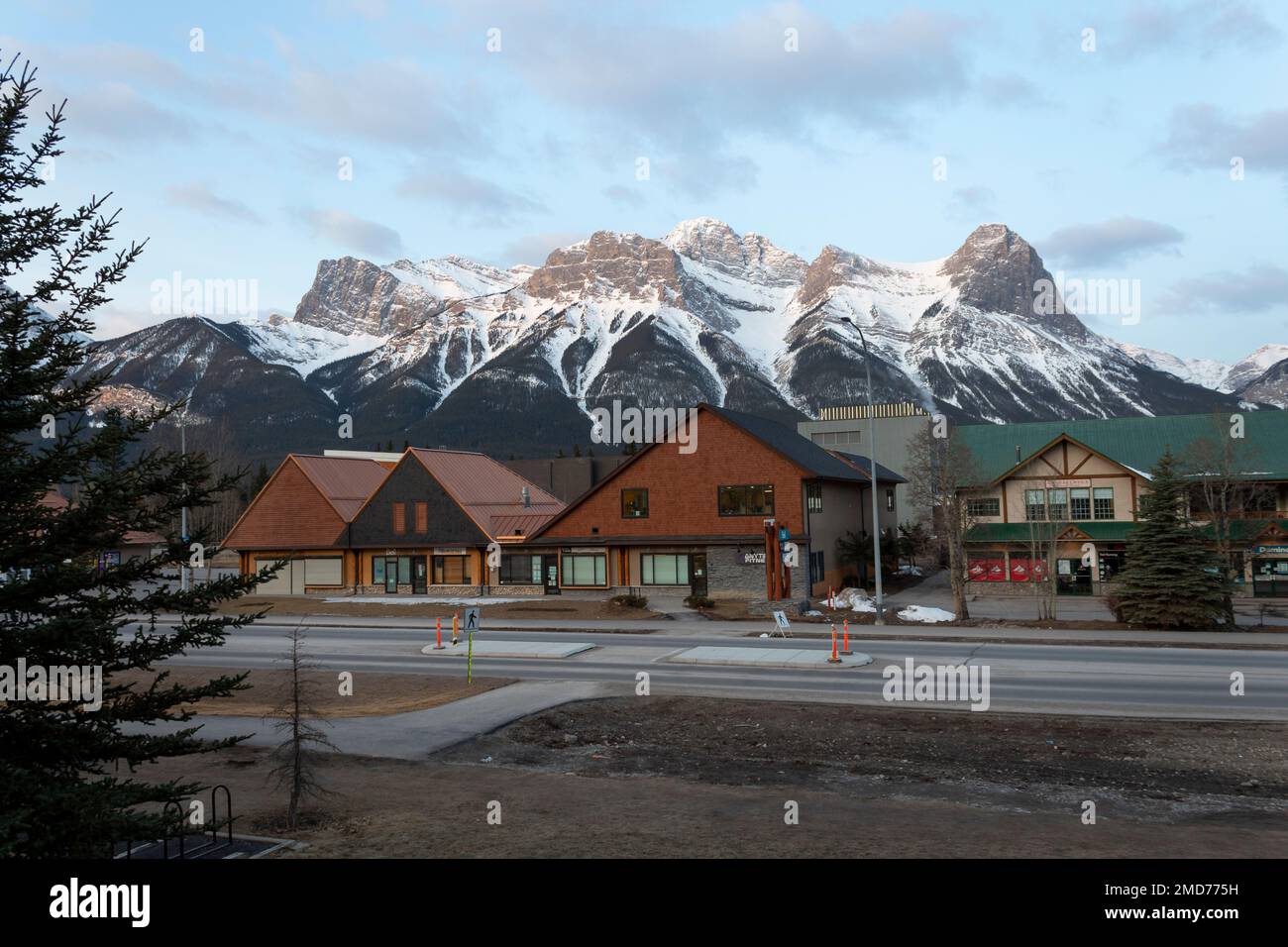 town of Canmore Stock Photo - Alamy