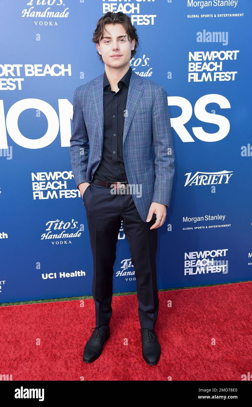Carson MacCormac arrives at the Newport Beach Film Festival 2021 ...