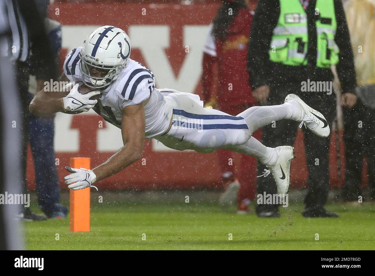 Indianapolis Colts wide receiver Michael Pittman Jr. (11) scores ...