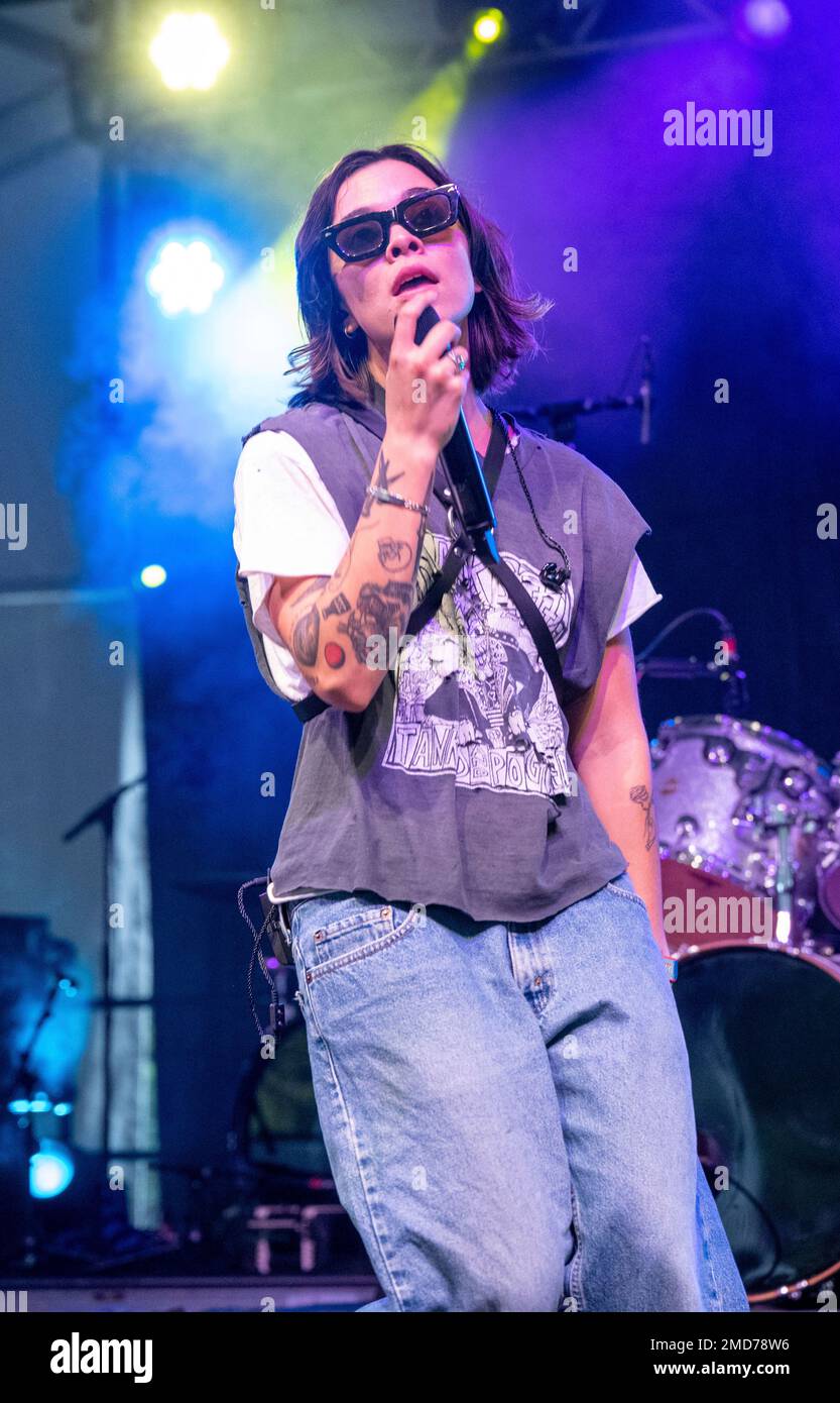 Cristal Ramirez, of the Aces, performs on Sunday, Oct. 24, 2021, at ...